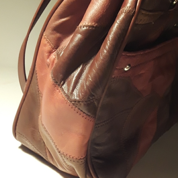 Sears | Bags | Vintage Sears Block Leather Shoulder Bag Purse | Poshmark